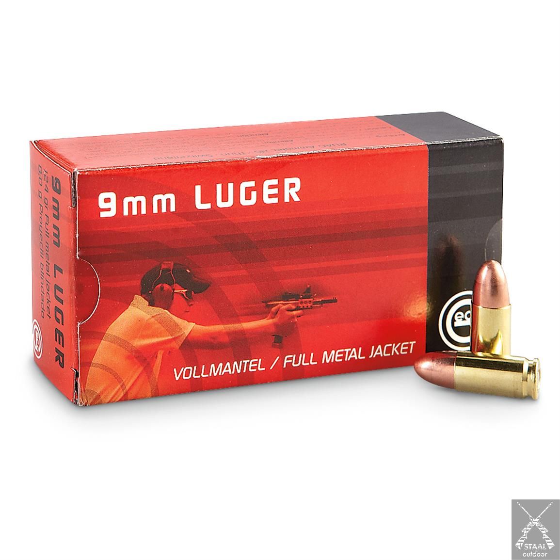 Geco 9mm FMJ 124 grain bestellen doe je bij StaalOutdoor.nl! Pistool ...